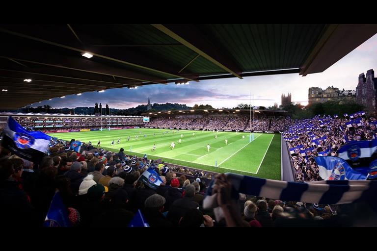 Council backs Kay Elliott’s plans for Bath rugby stadium after 15-year ...